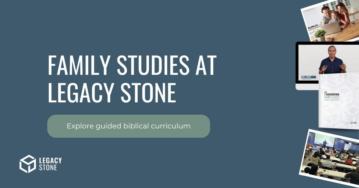Explore Biblical Family Small Group Curriculum | Legacy Stone